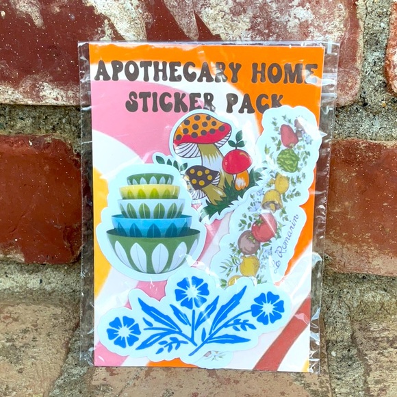 Apothecary Home | Other | Vintage Kitchen Sticker Pack By Apothecary ...